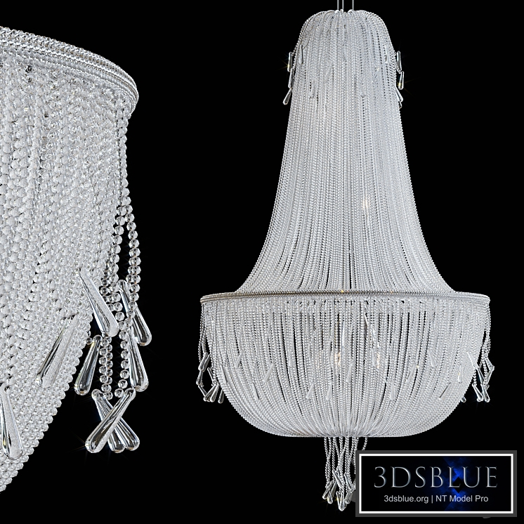 Pendant chandelier L'Arte Luce Luxury French Crystal Beaded L27605