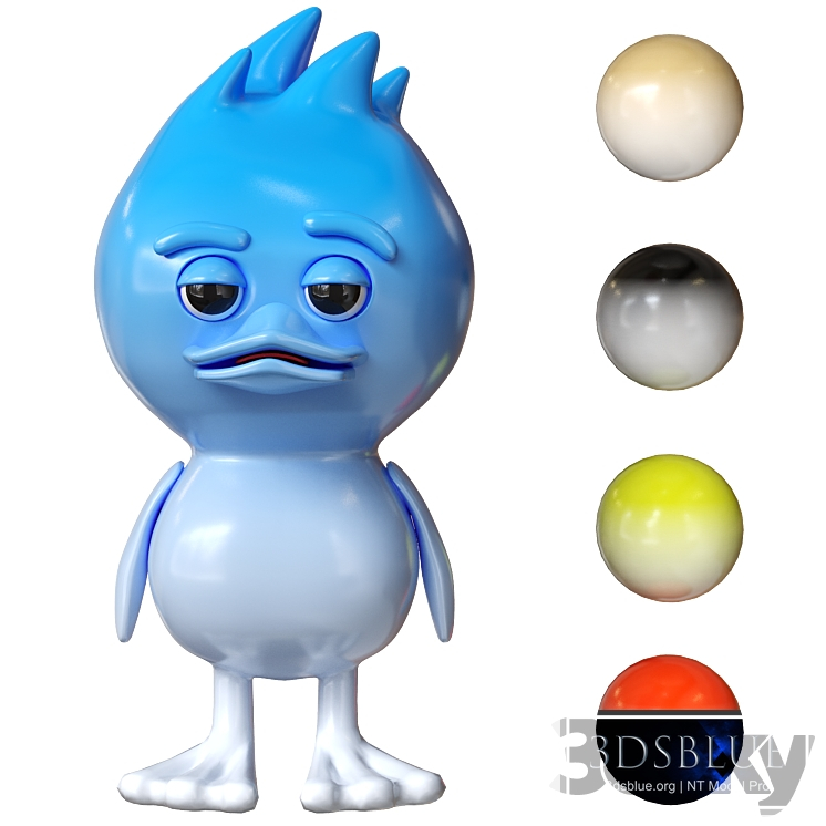 Tud Toy Colors Think Freely collectible toy in five colors