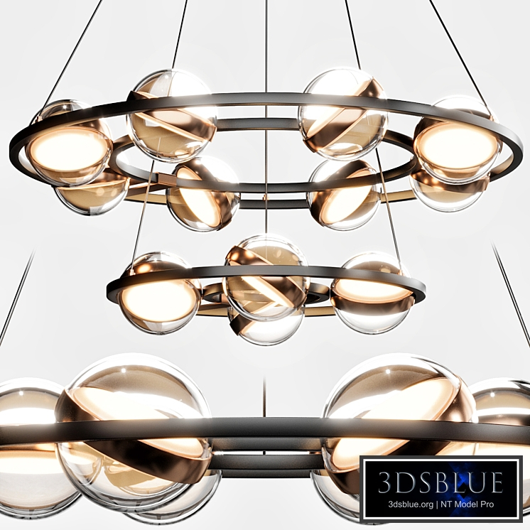 LAMPATRON Ring chandeliers and lamps SATURNA CH