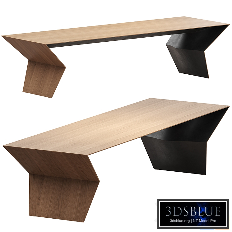 Blitz table by B&b Italia brand