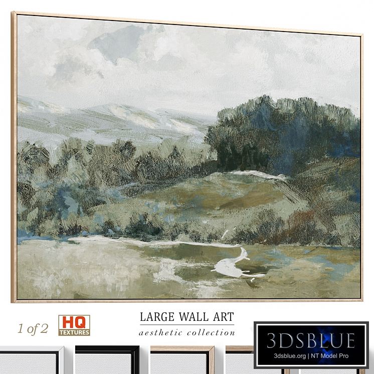 Panoramic Countryside Landscape Wall Art C-1024