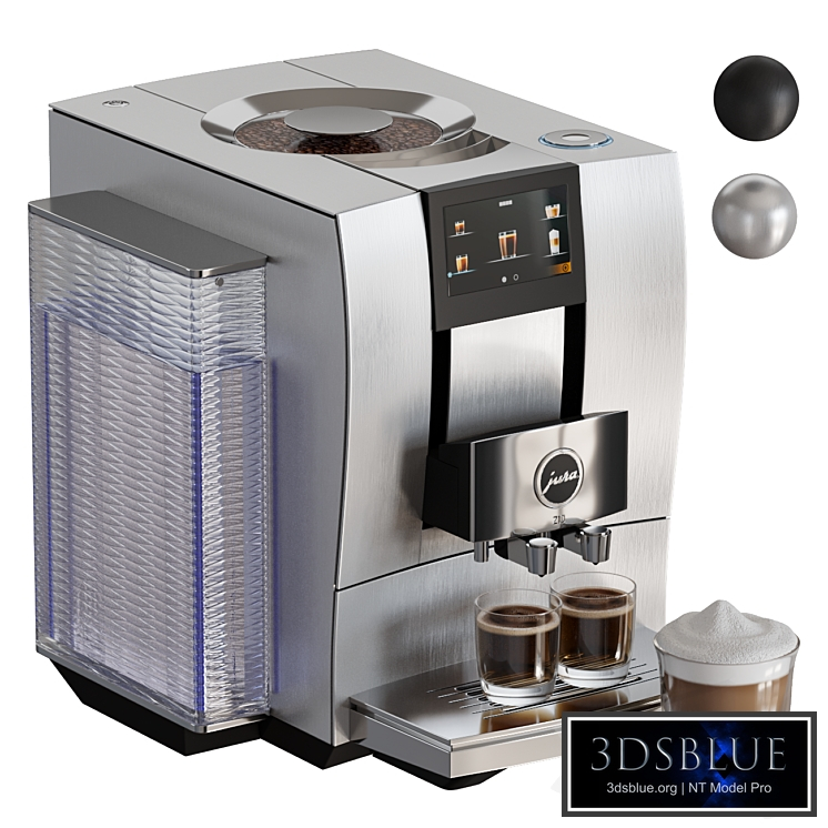 Coffee machine JURA Z10 Aluminum White, Dark Inox