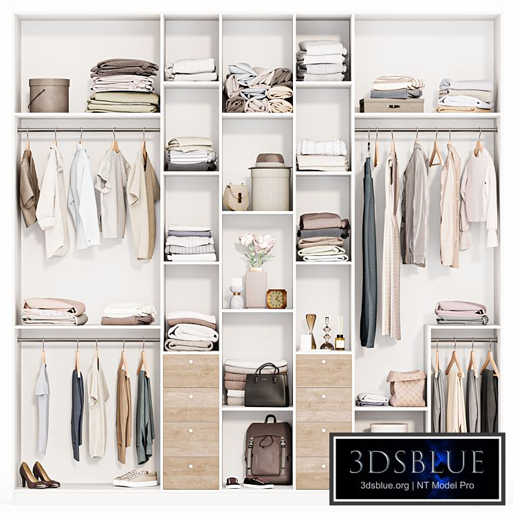 Wardrobe Wardrobe clothing decor posters decorative set