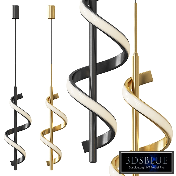 Swirl LED pendant lamp