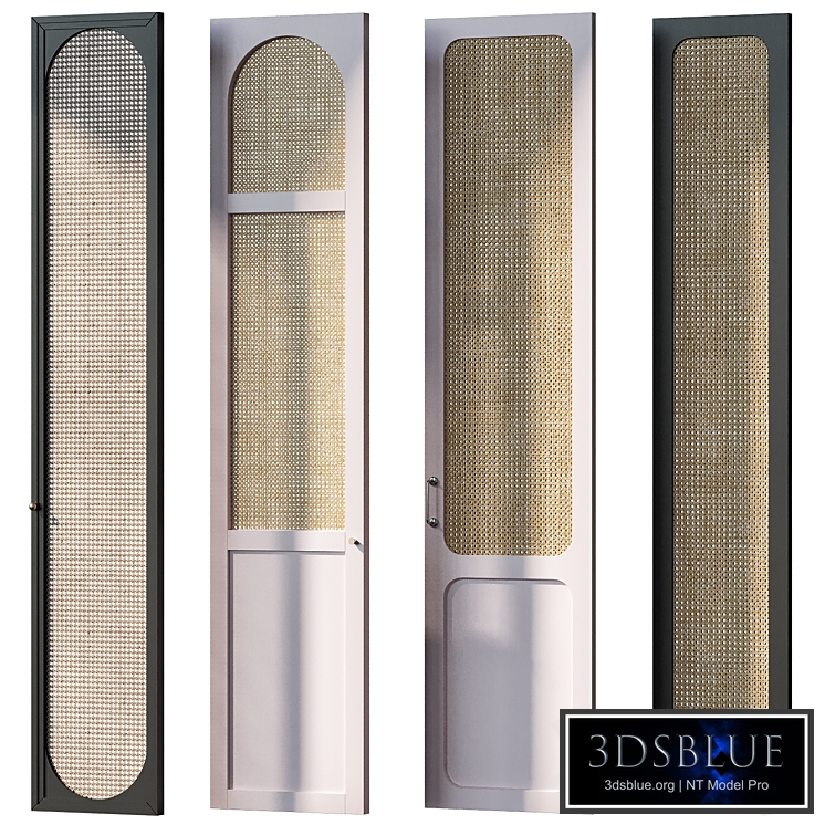 Ratan cabinet doors