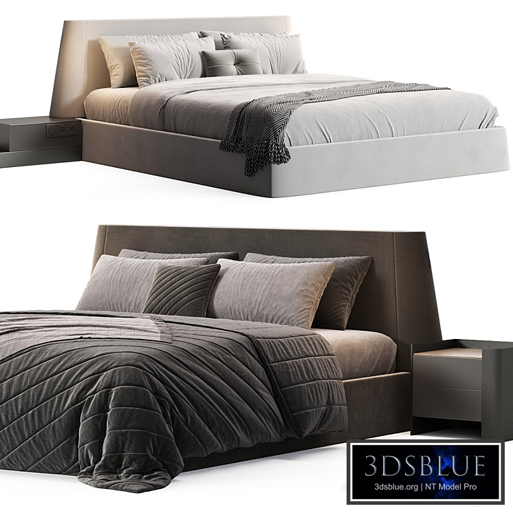 Triangle Bed Hippo136 by Manzzeli