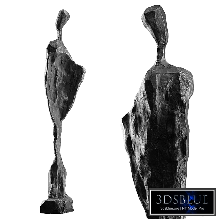 Abstract human sculpture 11