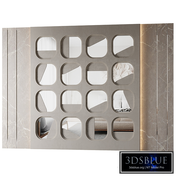 Mirror cells Wall panel