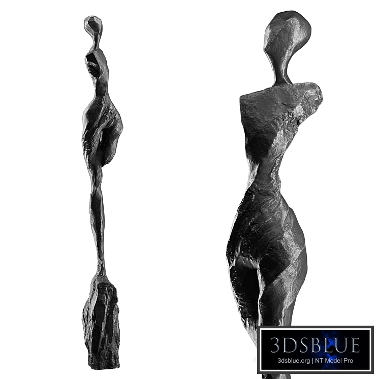 Abstract human sculpture 12