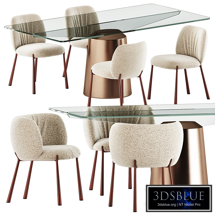 Mys Chairs and Spike Table by Midj