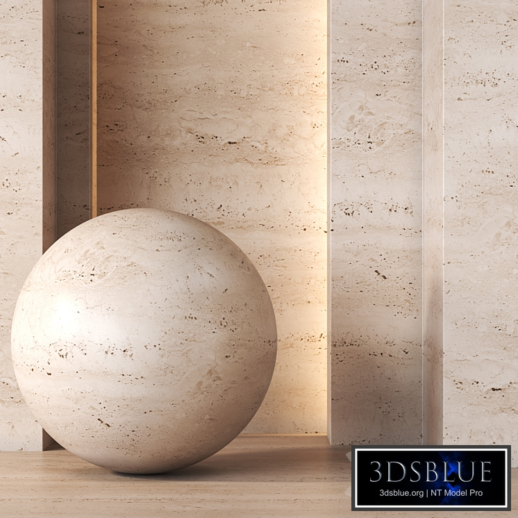 Travertine Texture 4K - Seamless 1