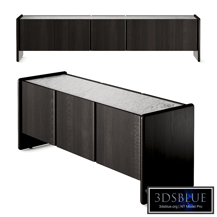Minotti Logan Wood Sideboards