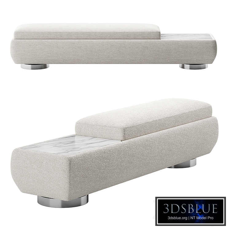 Supermoon Bench by Minotti