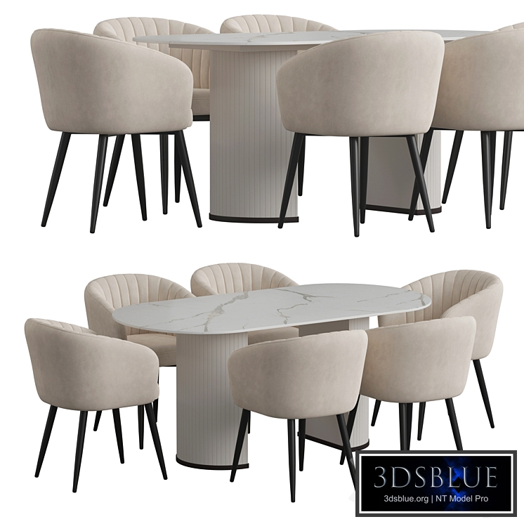 Stoolgroup Opera Versal Dining set