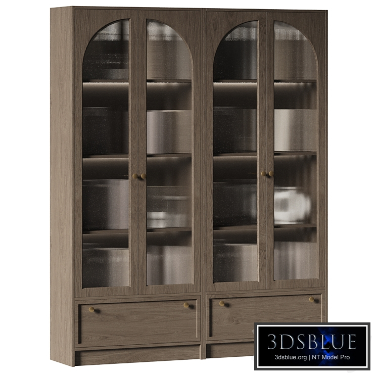 Library display cabinet_ set_3