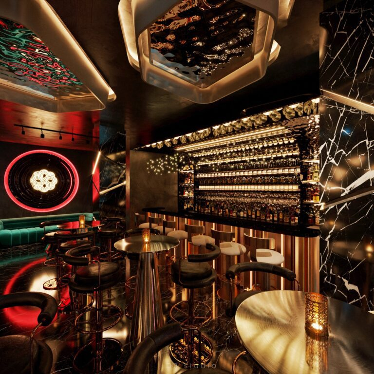 Ta Duyen - Download Free Bar Restaurant Interior Model